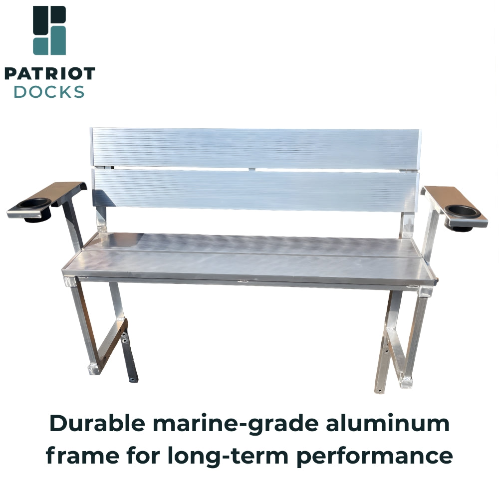 Boat Dock Benches | Take a Seat on your Dock – Patriot Docks