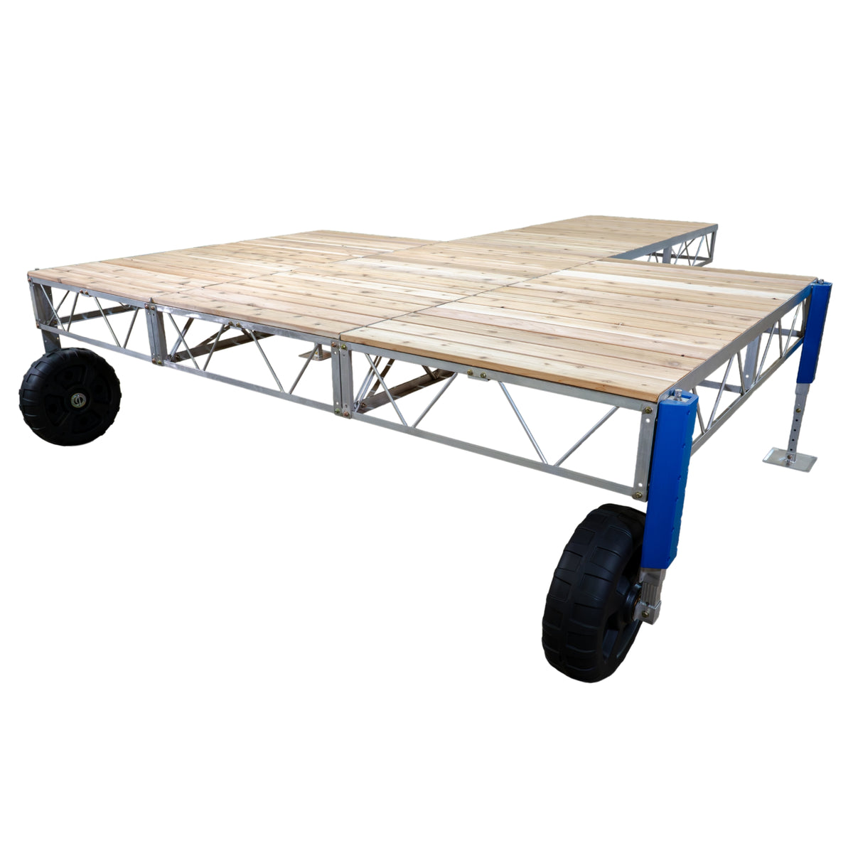Roll-In Dock | T-Shaped Rolling Jack Docks – Patriot Docks