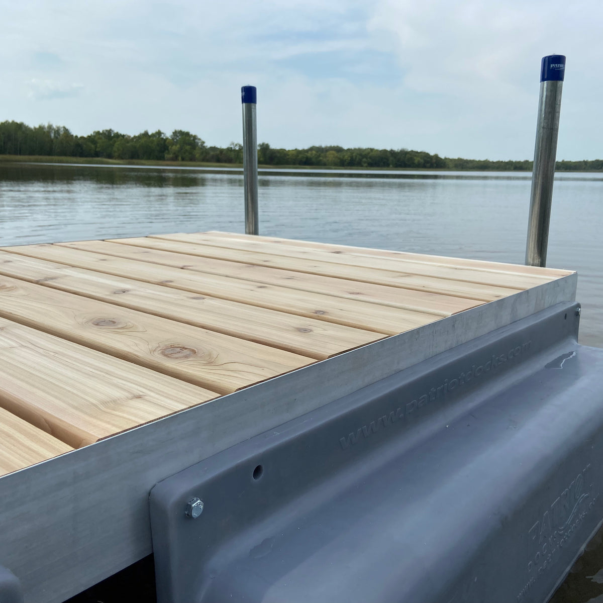 4x4 Cedar Dock Panels | Add Wooden Surface – Patriot Docks